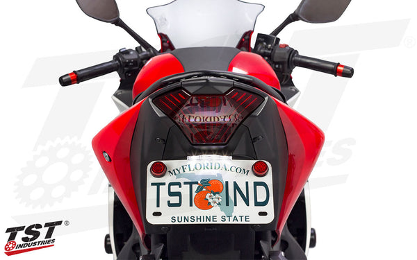 Low-Profile Universal Motorcycle License Plate Light | TST Industries